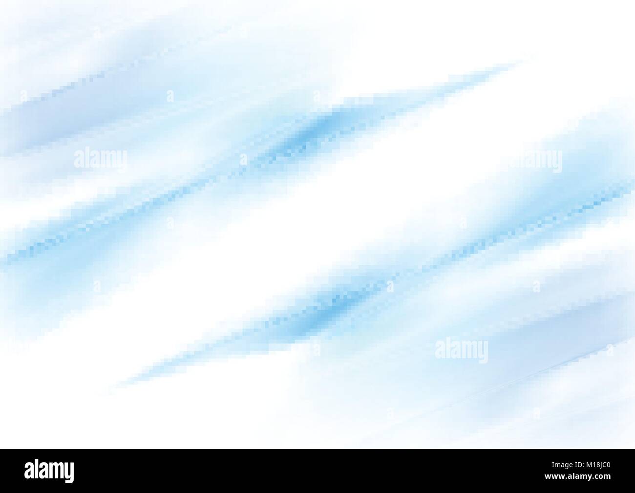 Abstract blue waves smooth gradient background. Vector soft design ...