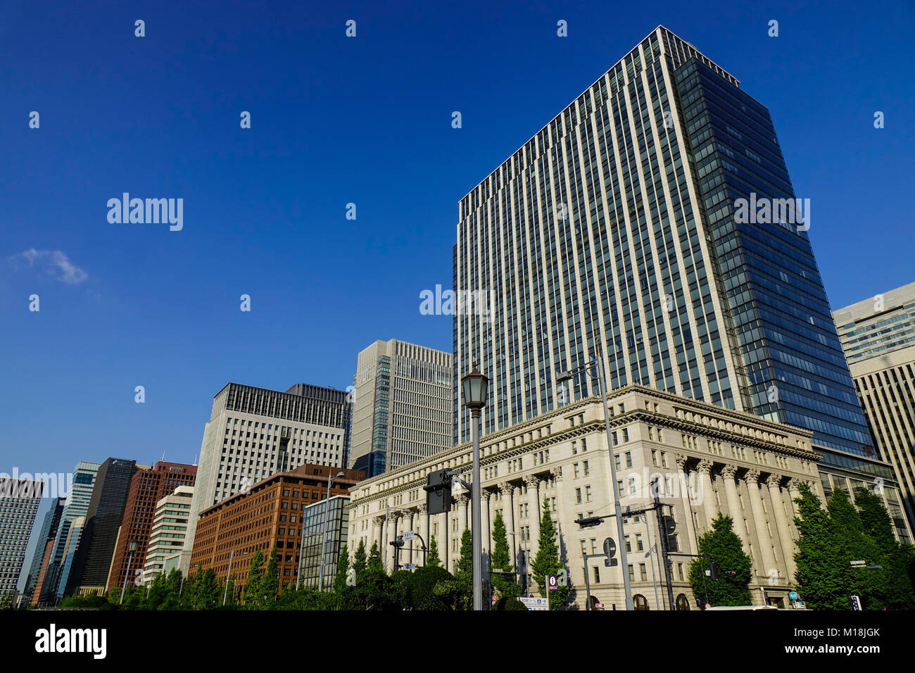 Tokyo, Japan - Sep 29, 2017. Modern buildings located in Tokyo, Japan ...