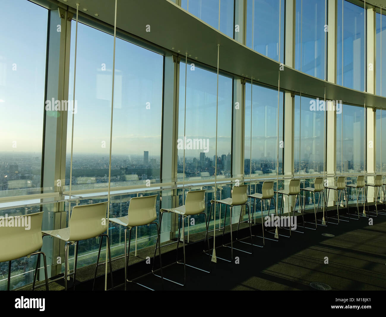 Tokyo, Japan - Sep 29, 2017. Interior of Mori Tower at Roppongi Hills ...