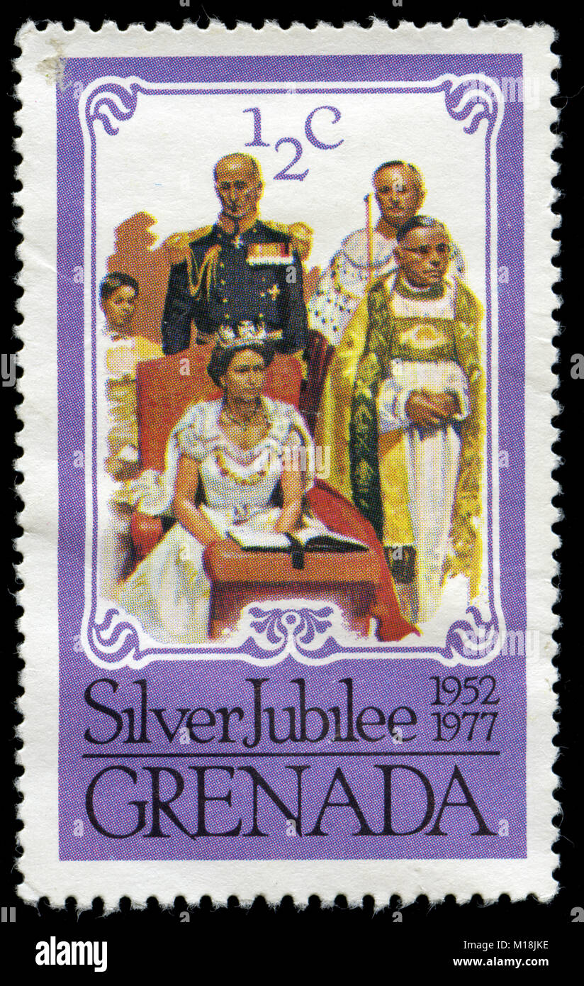 Silver jubilee 1977 stamp hi-res stock photography and images - Alamy