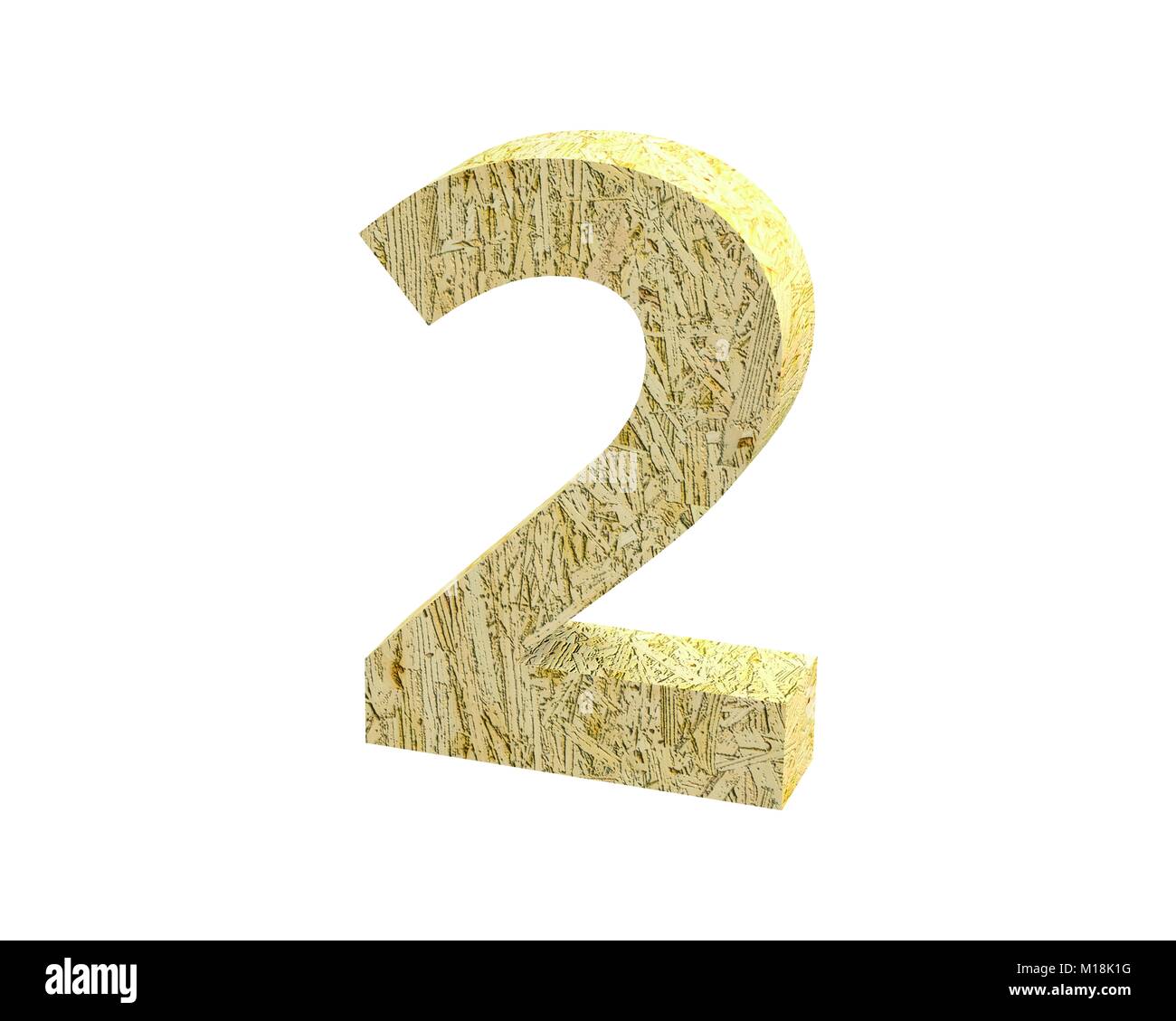 Font Oriented Strand Board number 2 Stock Photo - Alamy