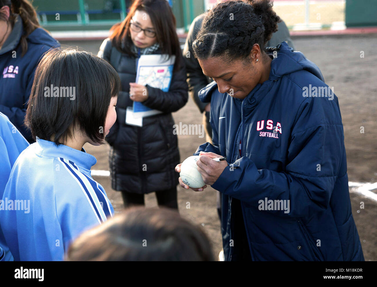 Michelle Moultrie, an outfielder with the U.S.A. National Women’s ...
