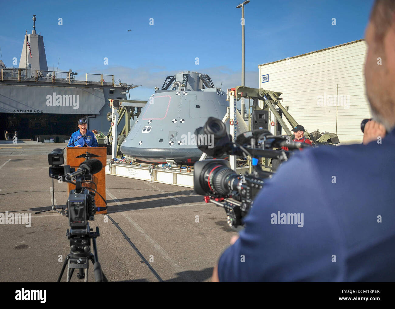 SAN DIEGO (Jan. 25, 2018) Capt. Stephen Bowen, a National Aeronautics ...