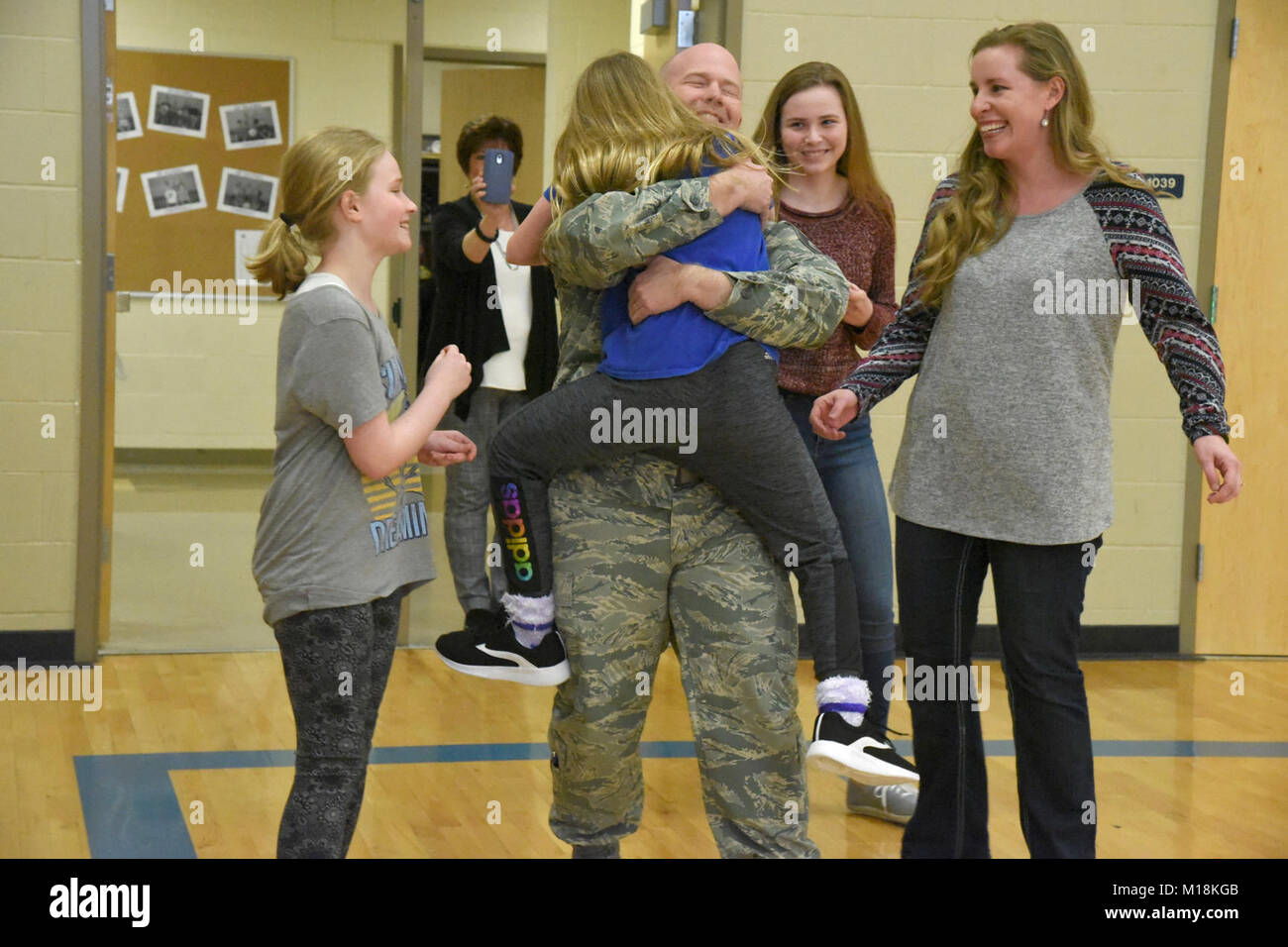 U.S. Air Force Master Sgt. Adam Lund, of the 119th Force Support ...