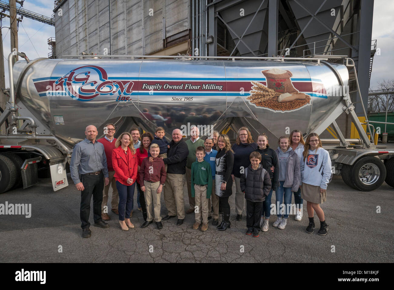USDA secretary Perdue visits farms and farmers Stock Photo - Alamy