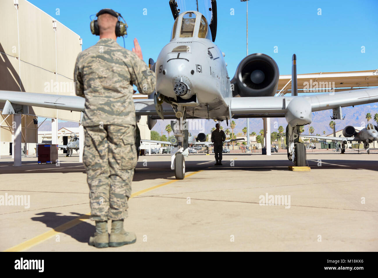 U.S. Air Force Staff Sgts. Nick Reider and Levi Barnes, A-10C ...