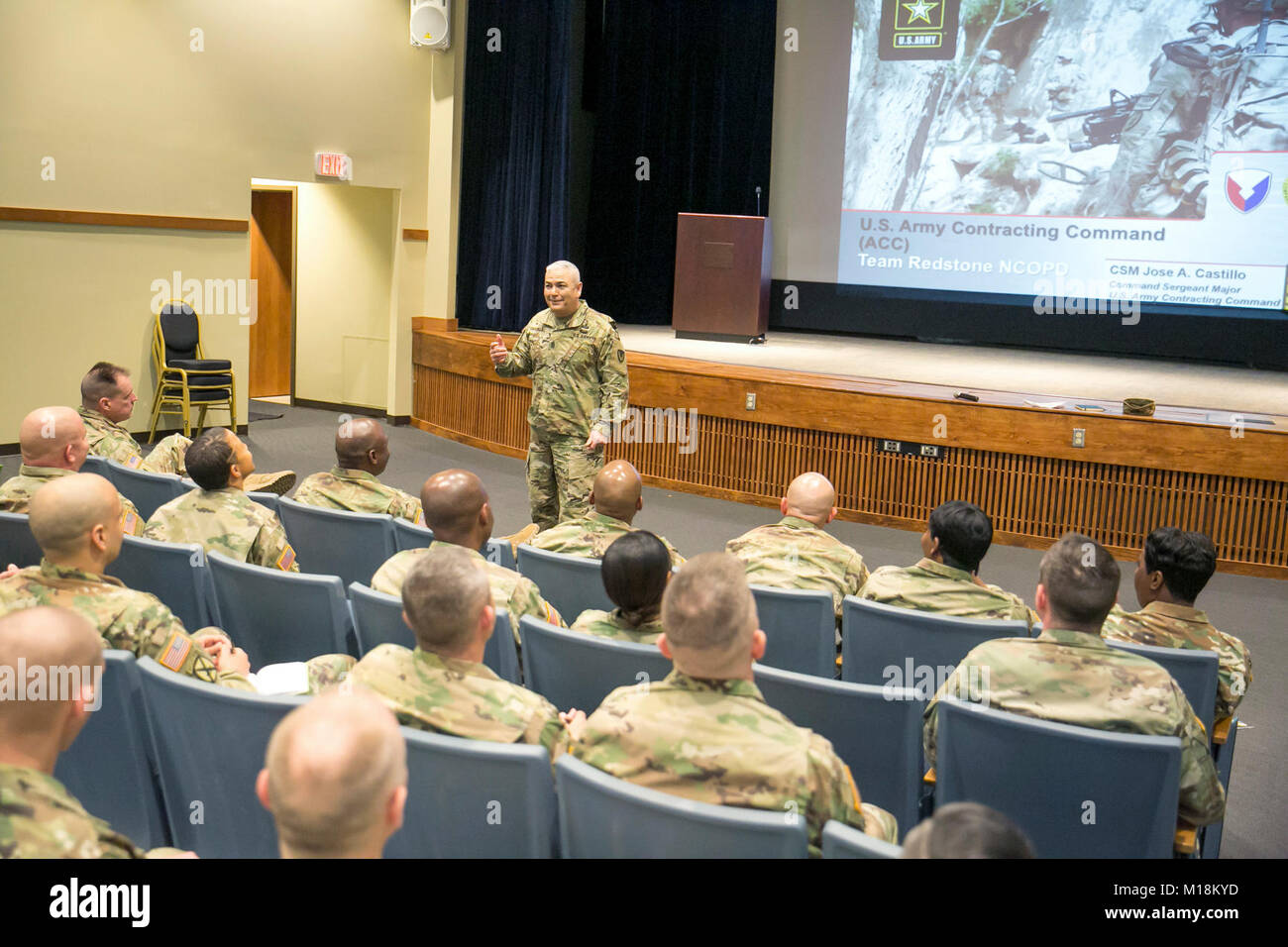 U.S. Army Command Sgt. Maj. Jose Castillo, Command Sergeant Major for ...