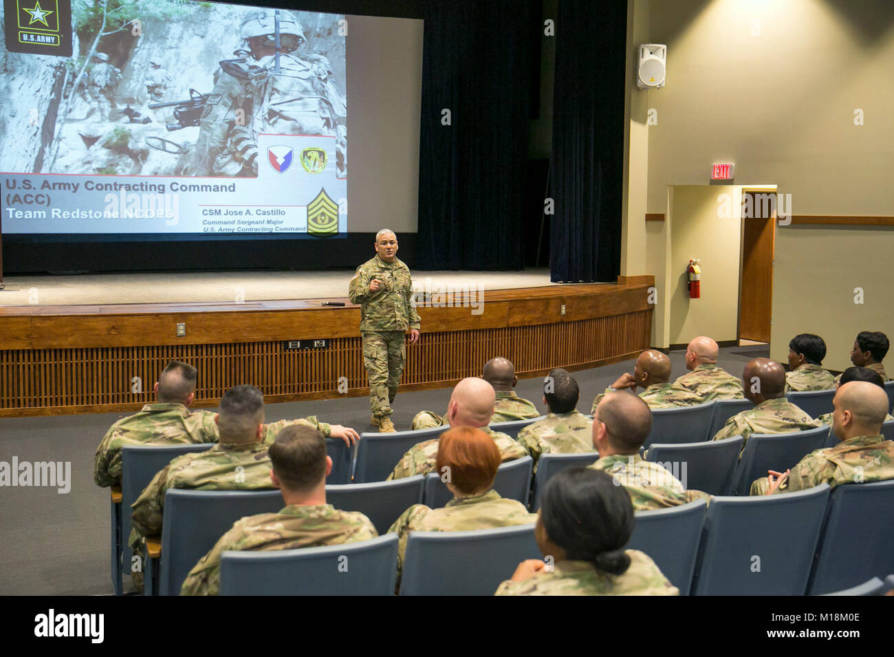 U.S. Army Command Sgt. Maj. Jose Castillo, Command Sergeant Major for ...