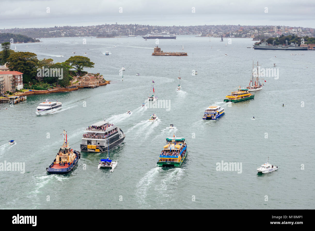 Annual Australia Day Ferry Boat Race - Ferrython, Sydney Harbour ...