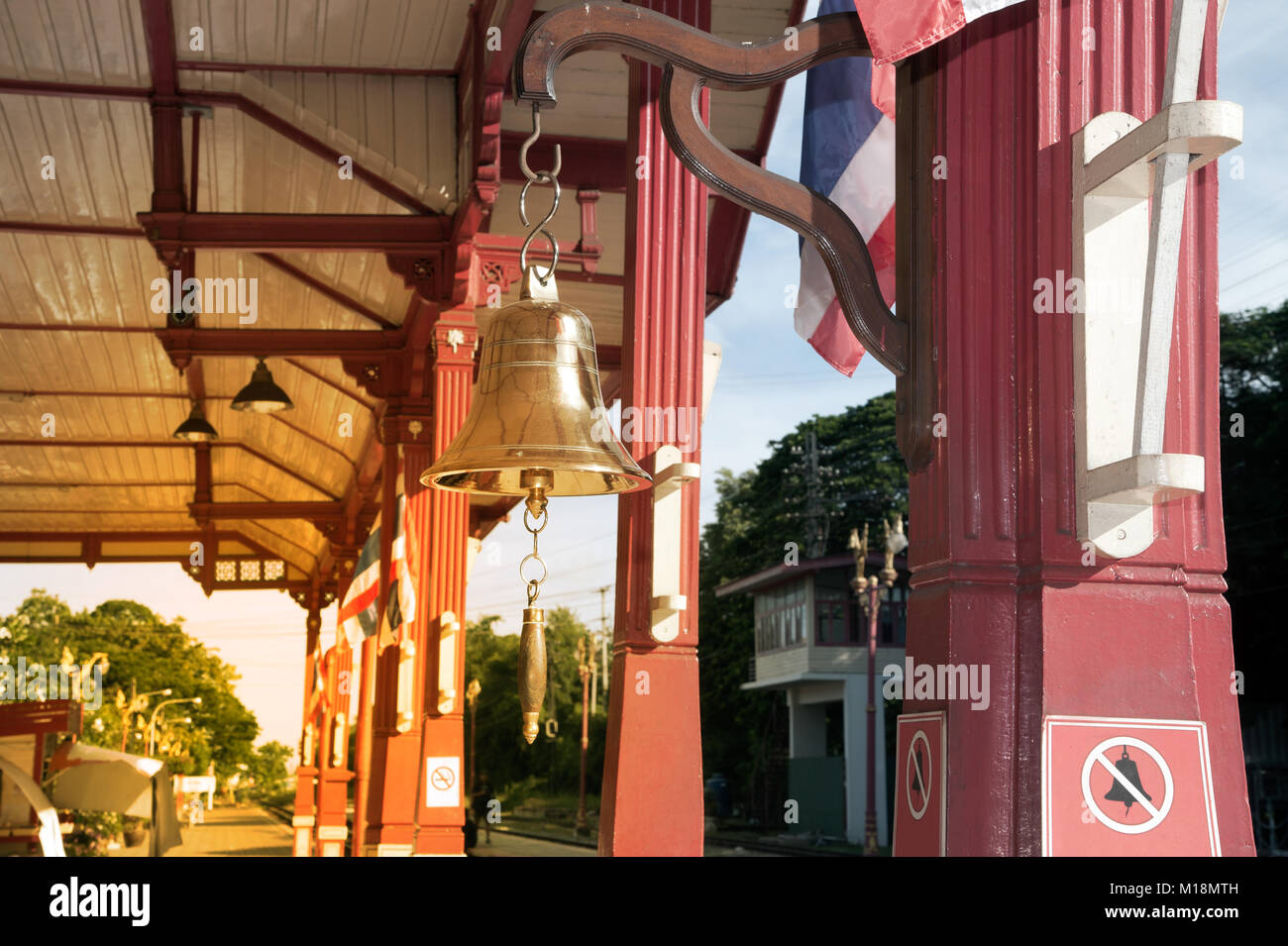 Train platform bell hi-res stock photography and images - Alamy