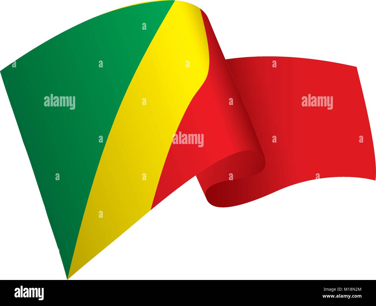 Congo flag, vector illustration Stock Vector Image & Art - Alamy