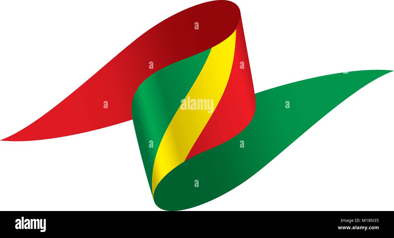 Congo Flag Vector Illustration Stock Vector Image And Art Alamy