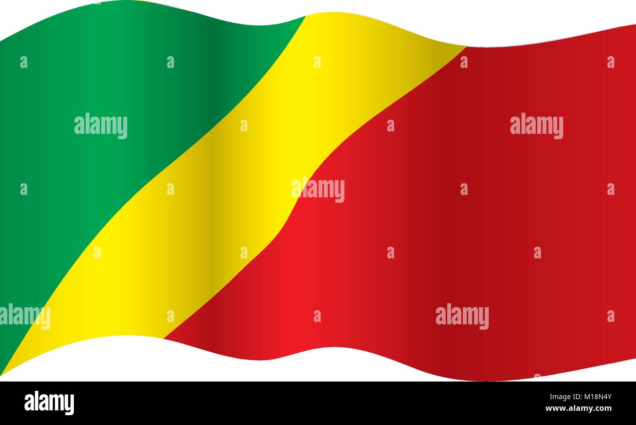 Congo flag, vector illustration Stock Vector Image & Art - Alamy