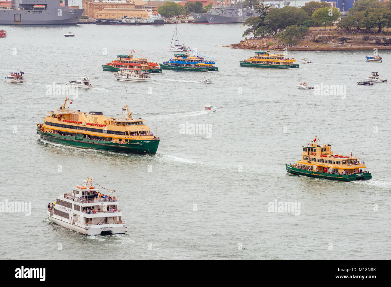 Annual Australia Day Ferry Boat Race - Ferrython, Sydney Harbour ...