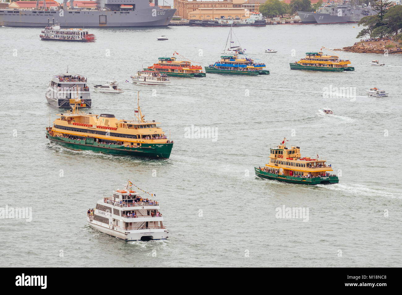 Annual Australia Day Ferry Boat Race - Ferrython, Sydney Harbour ...