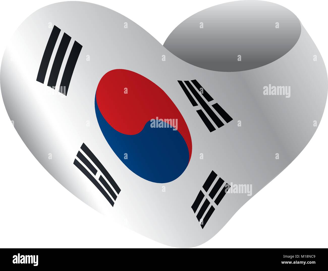 South Korean flag, vector illustration Stock Vector Image & Art - Alamy