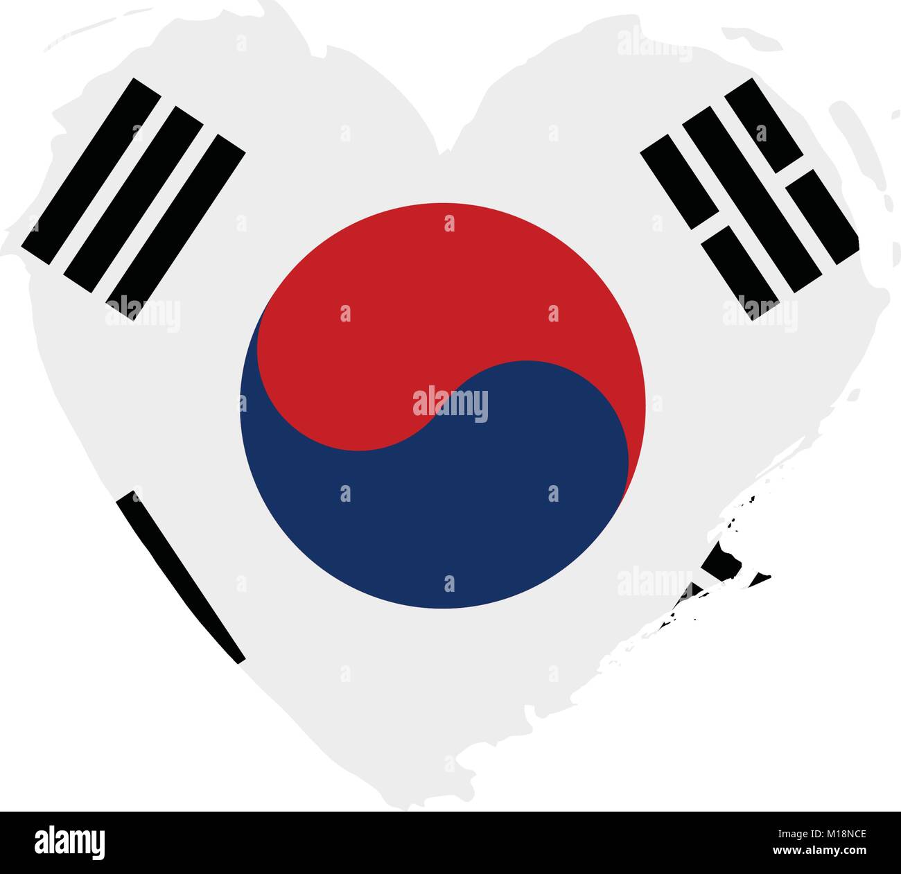 South Korean flag, vector illustration Stock Vector Image & Art - Alamy