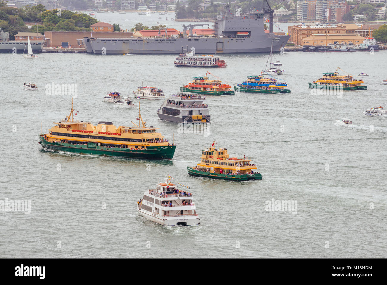 Annual Australia Day Ferry Boat Race - Ferrython, Sydney Harbour ...