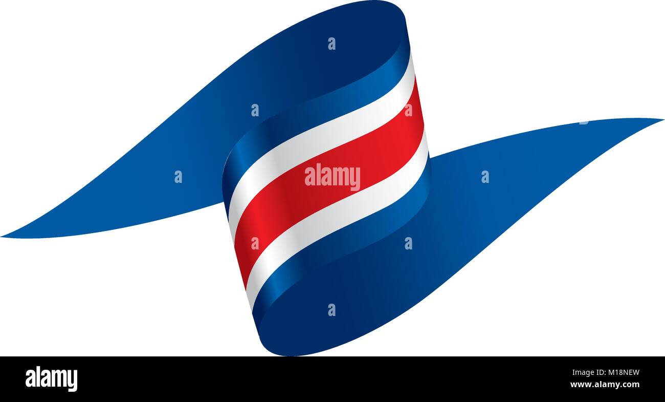 Costa Rica flag, vector illustration Stock Vector Image & Art - Alamy