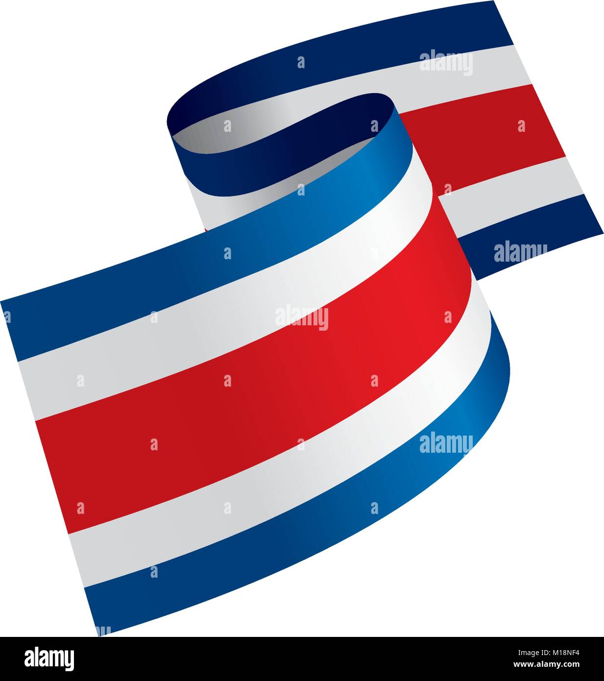 Costa Rica flag, vector illustration Stock Vector Image & Art - Alamy