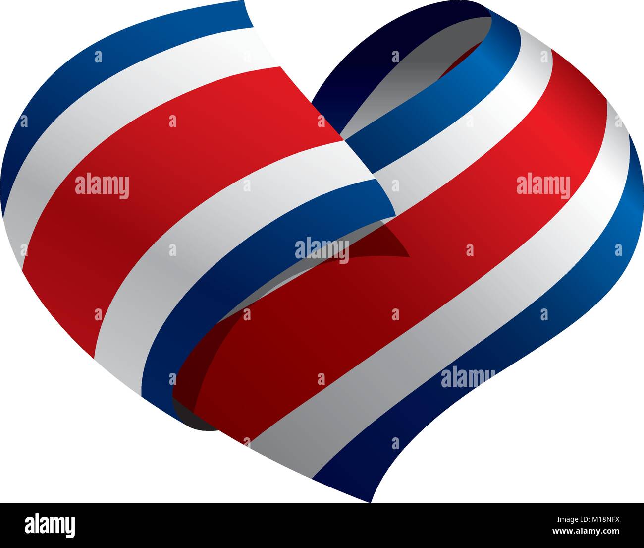 Costa Rica flag, vector illustration Stock Vector Image & Art - Alamy