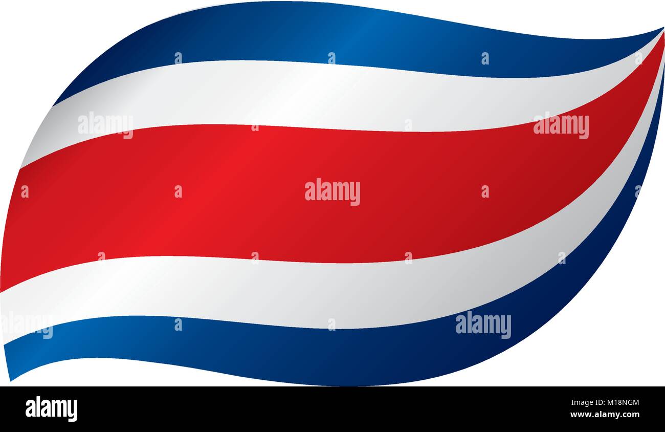 Costa Rica flag, vector illustration Stock Vector Image & Art - Alamy