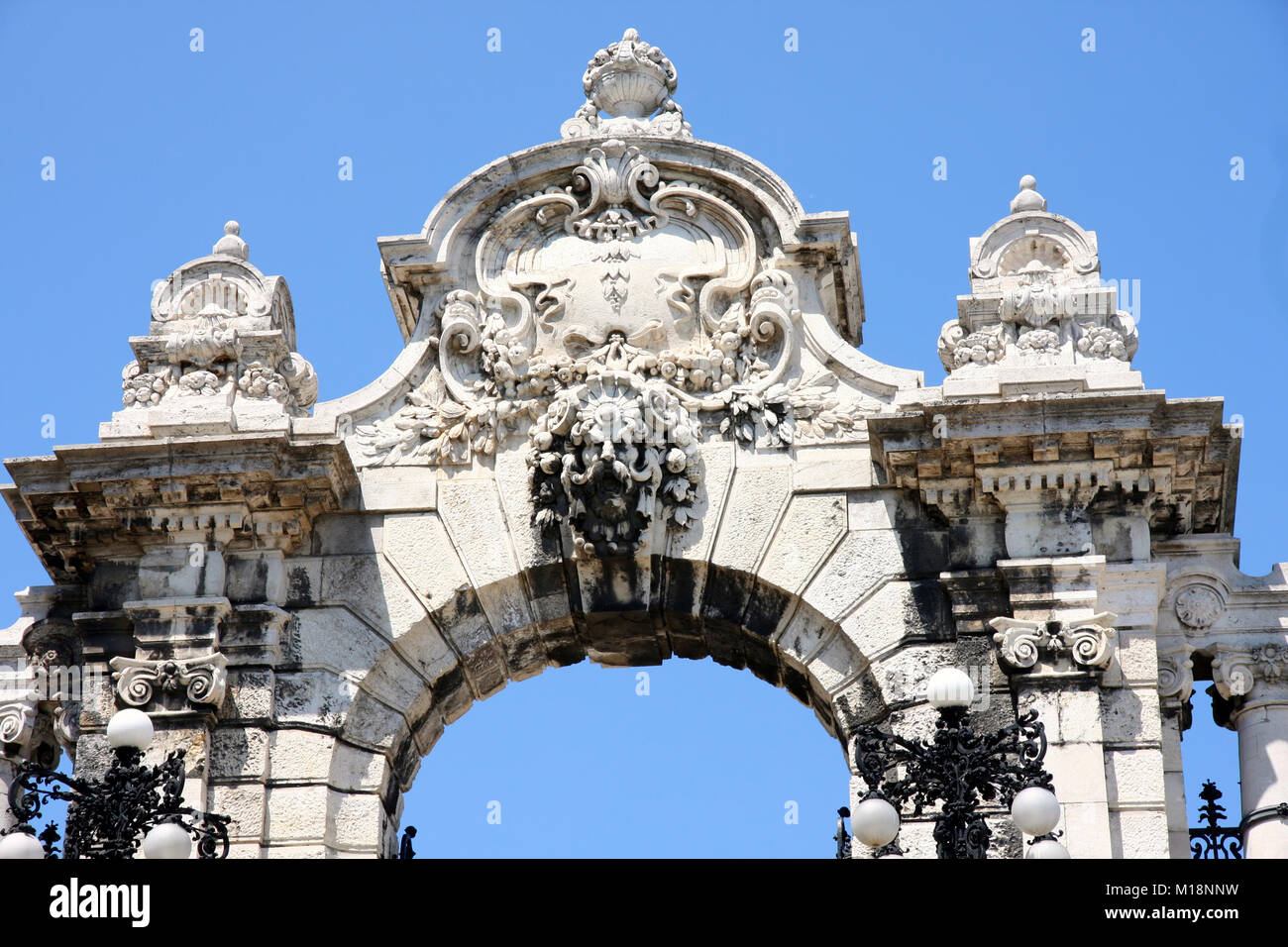Gate of Buda Castle in Budapest, Hungary Stock Photo - Alamy