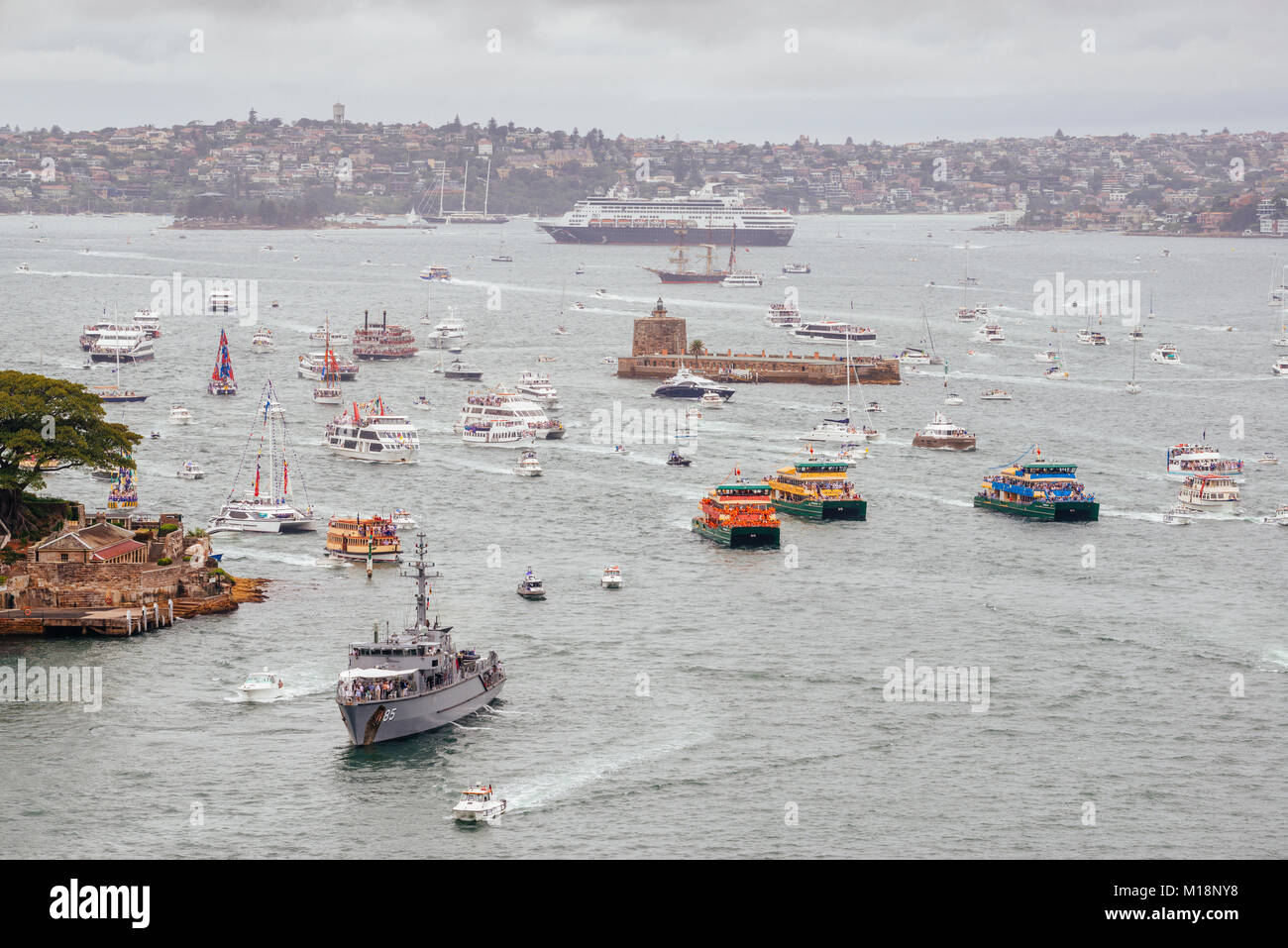Annual Australia Day Ferry Boat Race - Ferrython, Sydney Harbour ...
