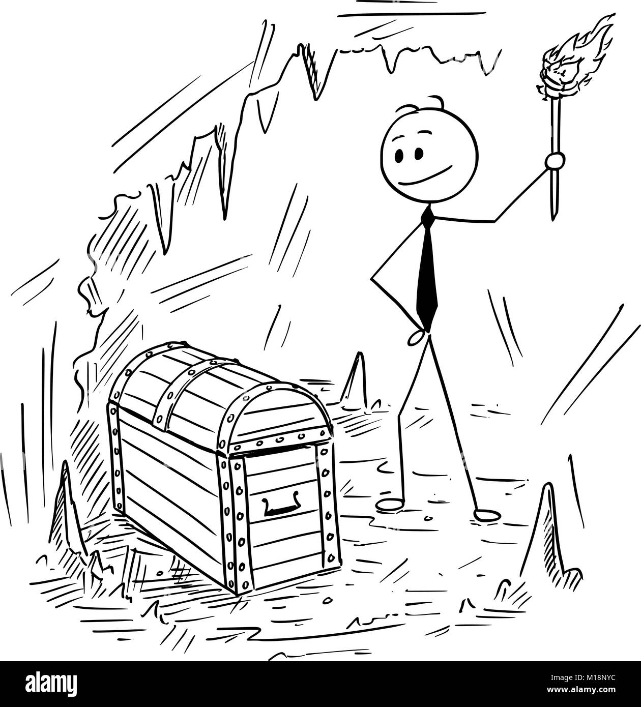 Cartoon treasure chest hi-res stock photography and images - Alamy