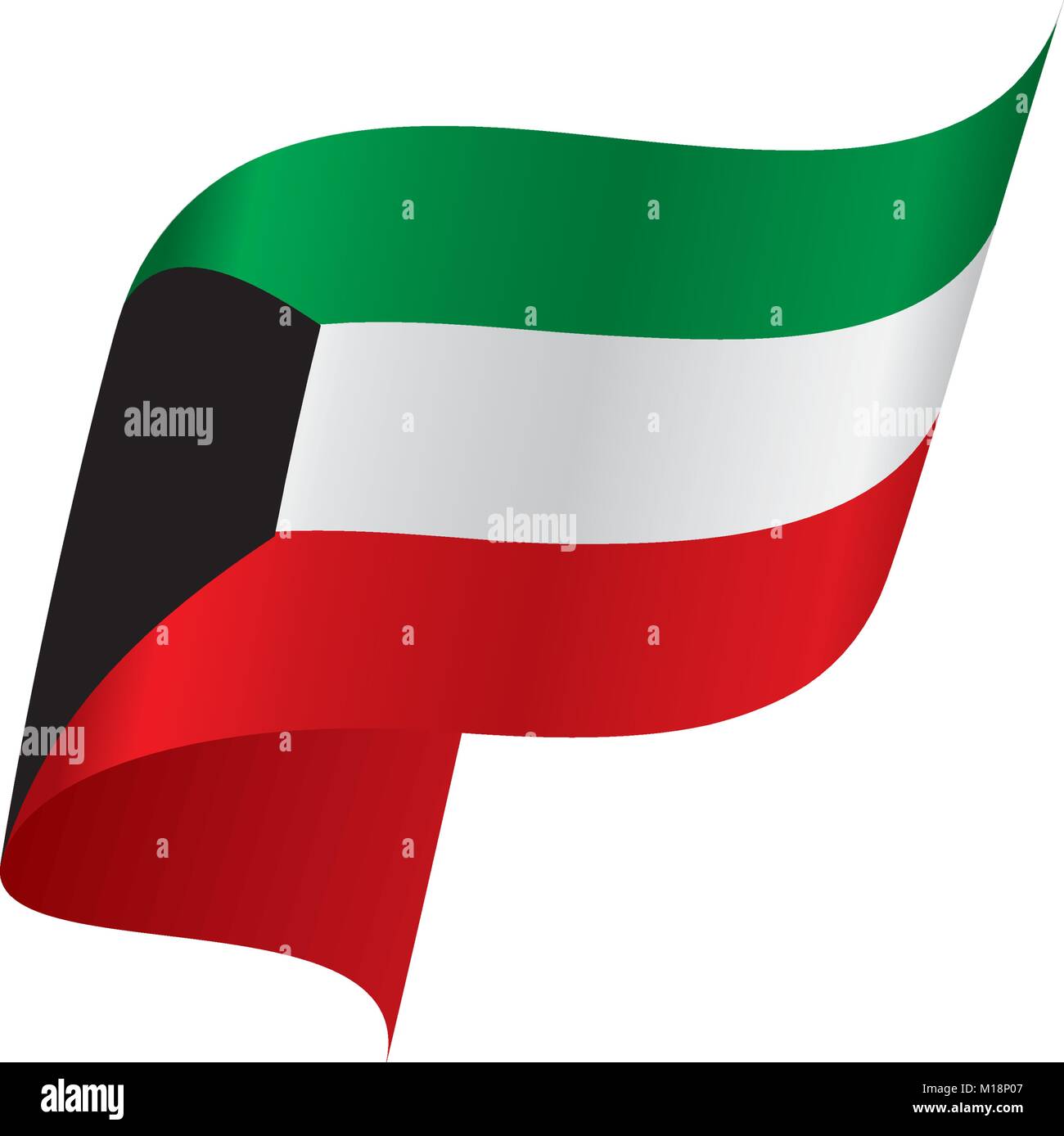 Kuwait flag, vector illustration Stock Vector Image & Art - Alamy