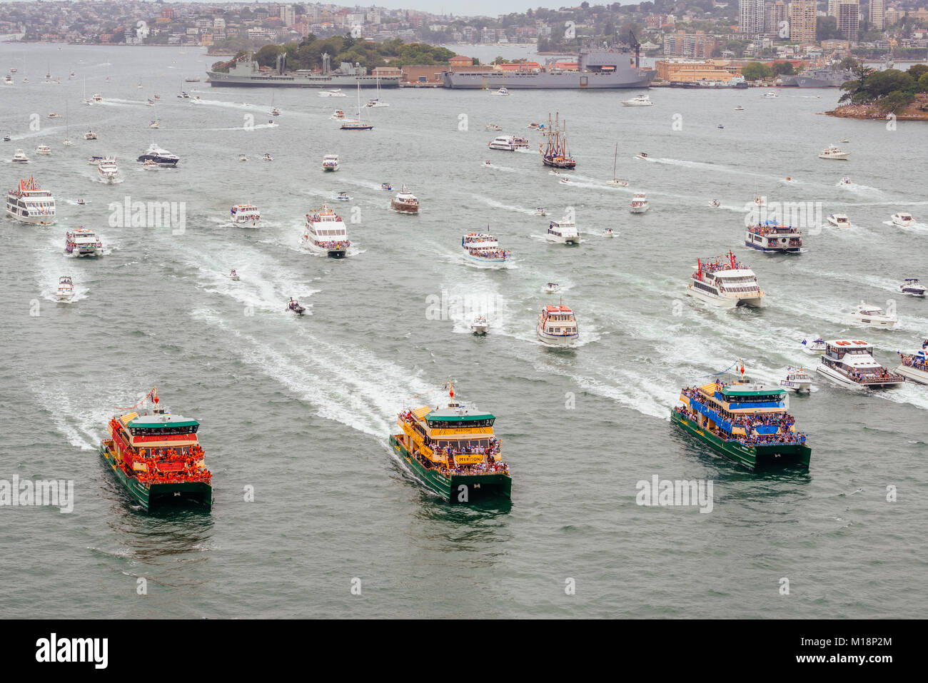 Annual Australia Day Ferry Boat Race - Ferrython, Sydney Harbour ...