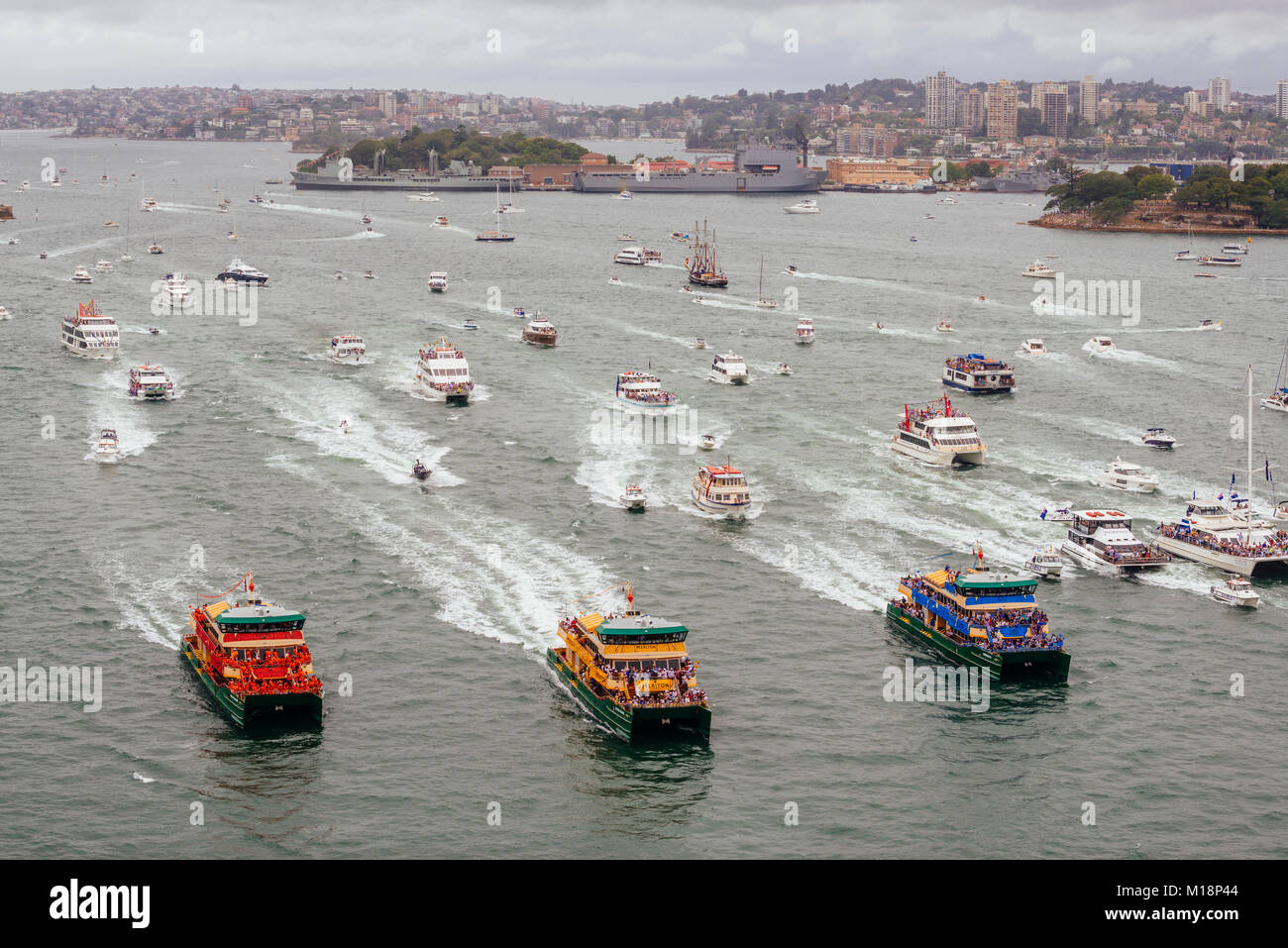 Annual Australia Day Ferry Boat Race - Ferrython, Sydney Harbour ...