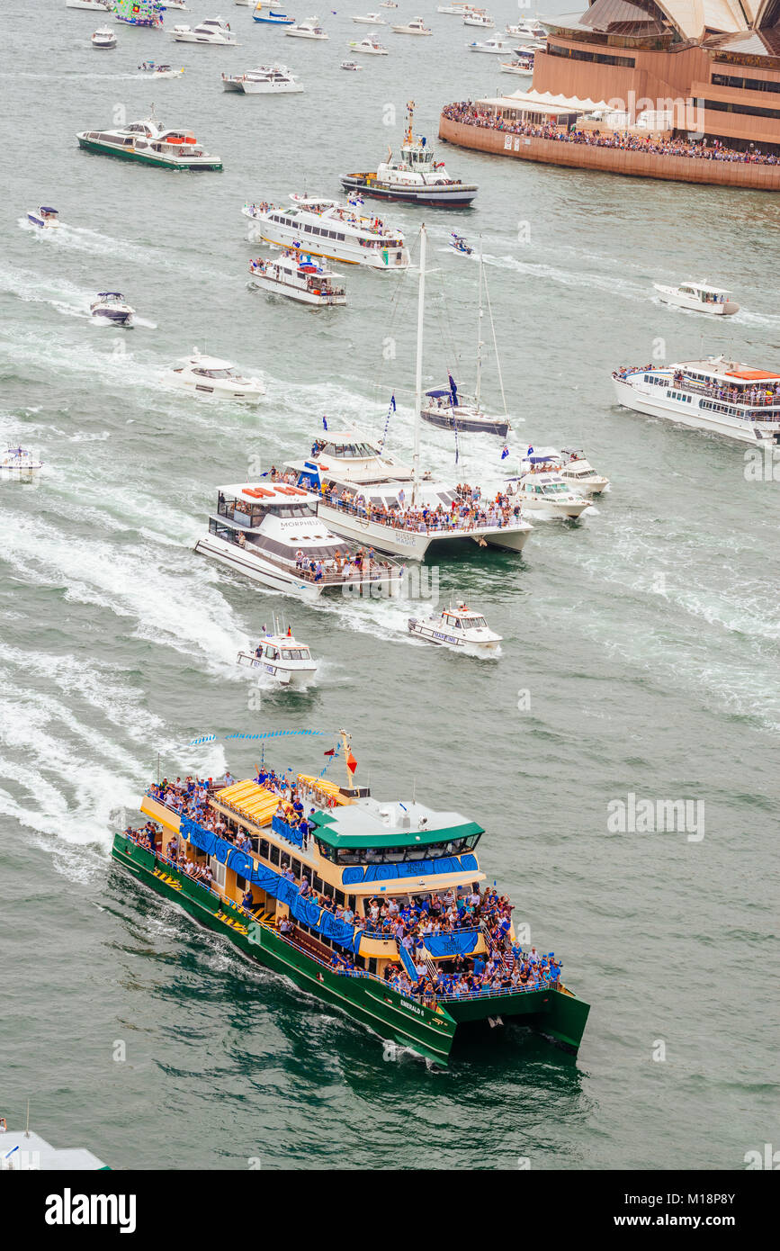 Annual Australia Day Ferry Boat Race - Ferrython, Sydney Harbour ...