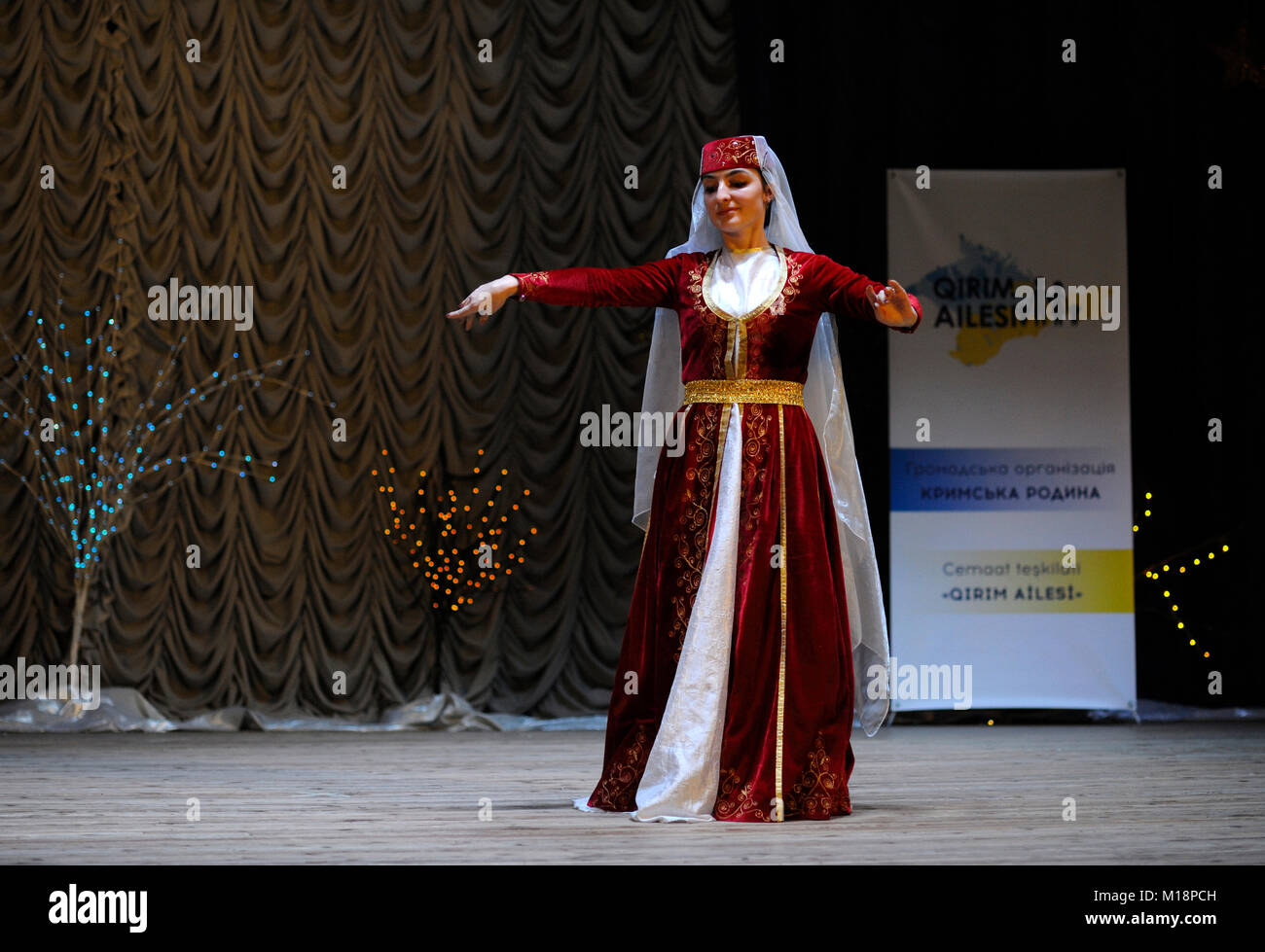 Crimean Tatar Native Dress High Resolution Stock Photography and Images ...
