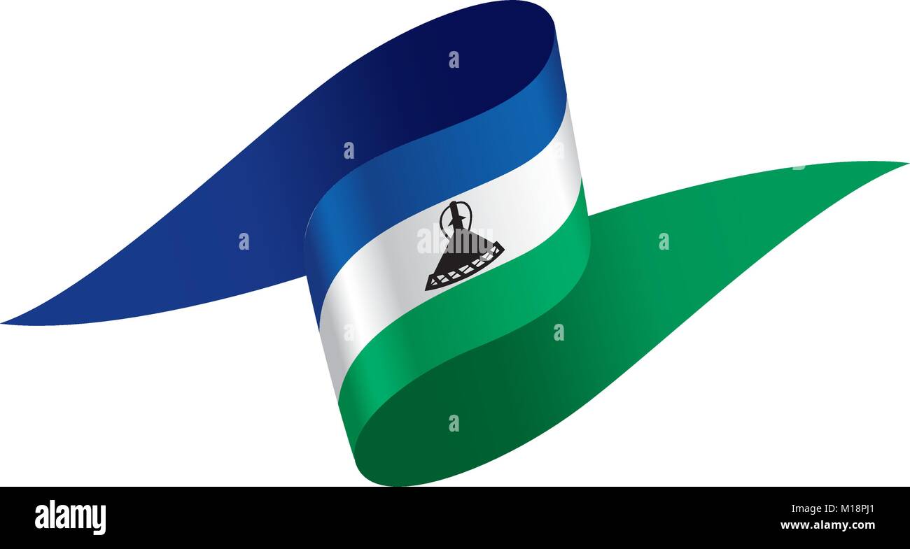 Lesotho flag, vector illustration Stock Vector Image & Art - Alamy
