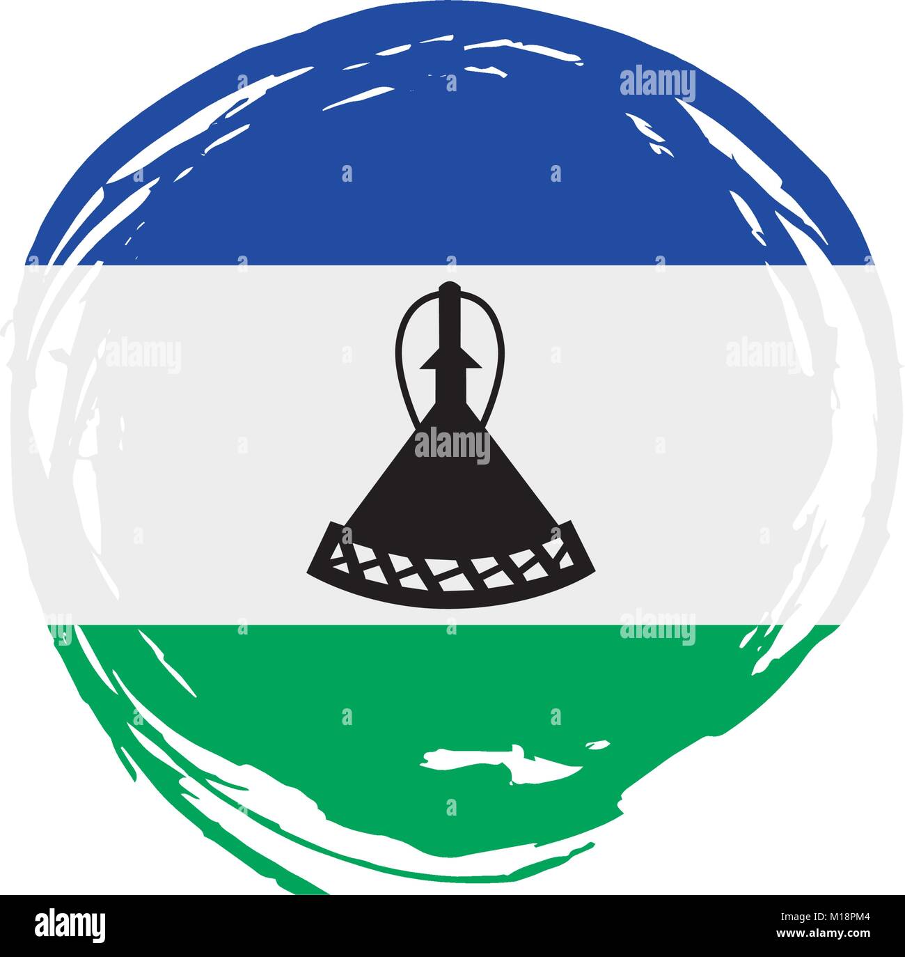 Lesotho flag, vector illustration Stock Vector Image & Art - Alamy