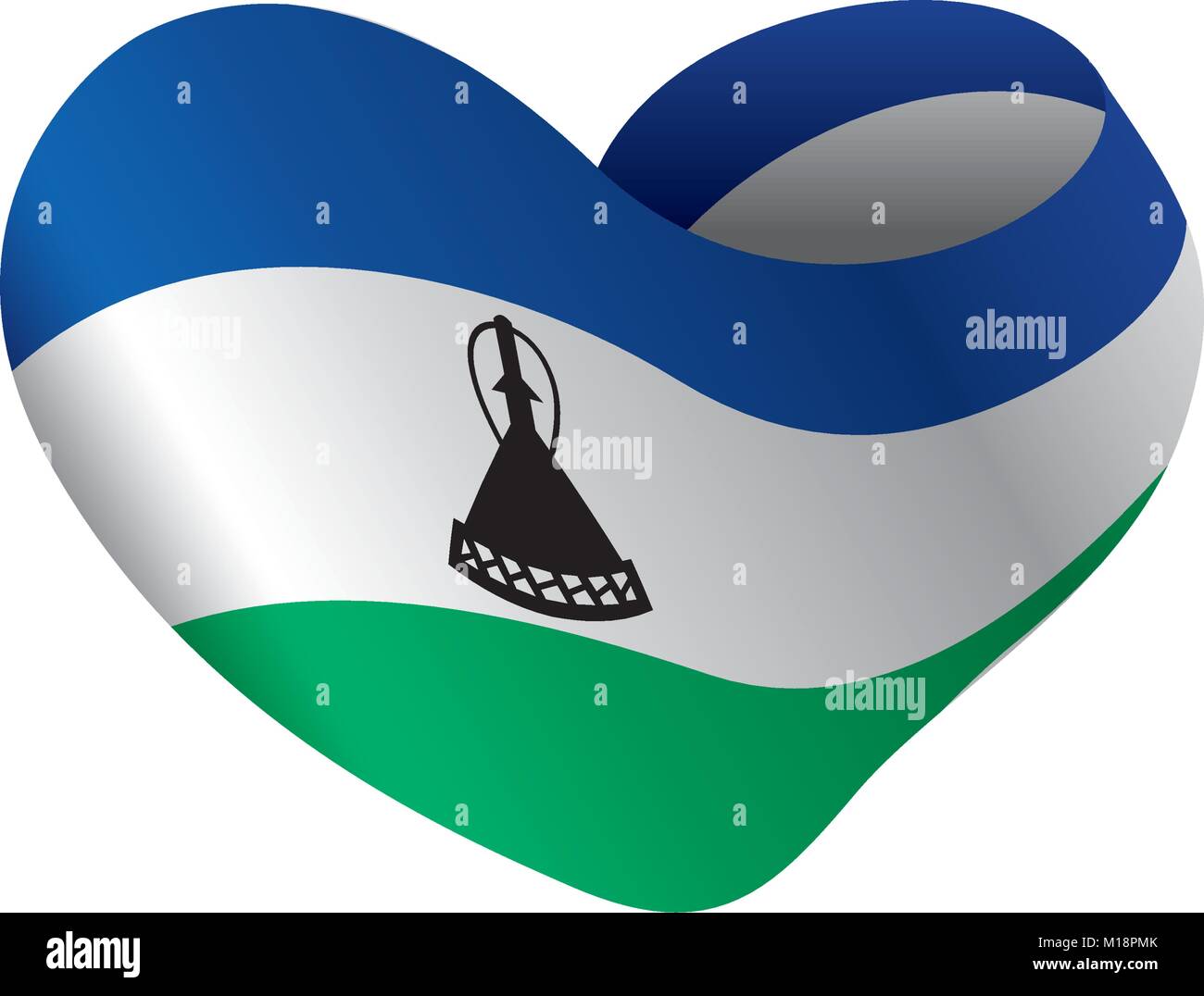 Lesotho flag, vector illustration Stock Vector Image & Art - Alamy