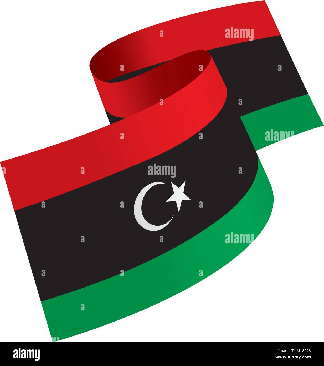 Libyaflag Stock Vector Images - Alamy