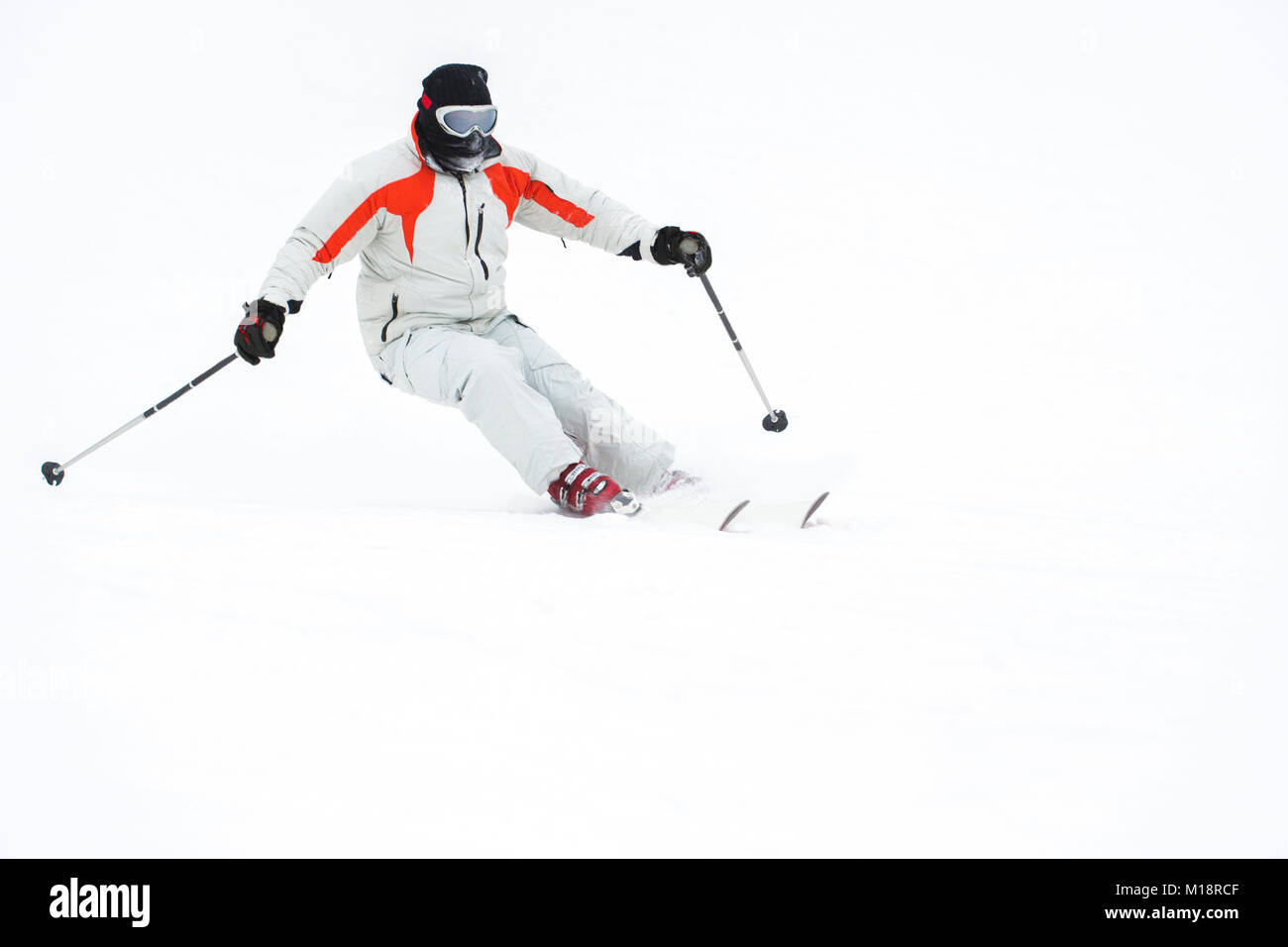 Piste alpine Cut Out Stock Images & Pictures - Alamy