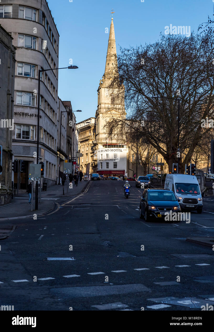 Bristol Bridge and St Nicholas, Bristol, UK Stock Photo - Alamy