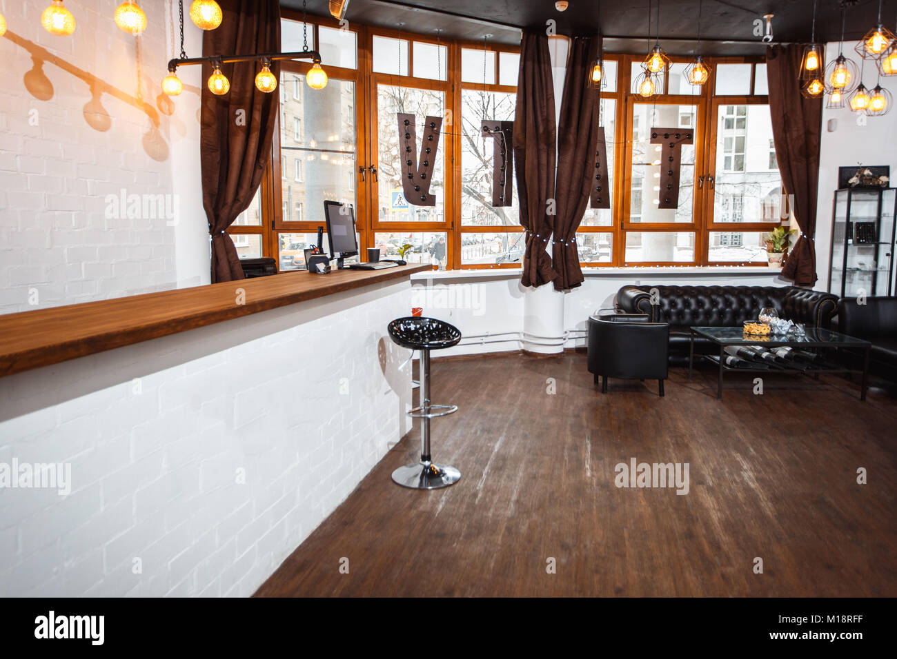 lobby interior. Hostel Stock Photo - Alamy