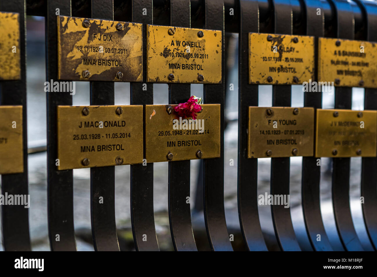 Merchant Navy Association memorial and seating. Remembering dead ...