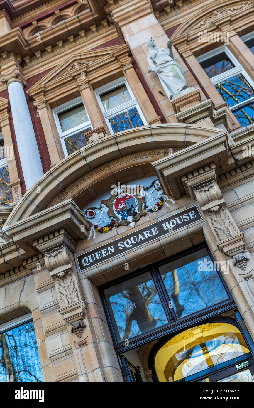 Queens Square. Once addresses of the Bristol elite and now office space ...