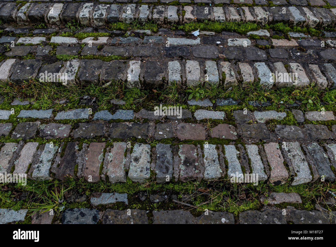 Old dock cobbles at the Bathurst Basin, Bristol, UK Stock Photo - Alamy