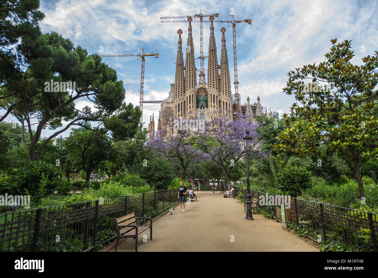 La Sagrada Familia Cathedral by Antoni Gaudi Stock Photo - Alamy