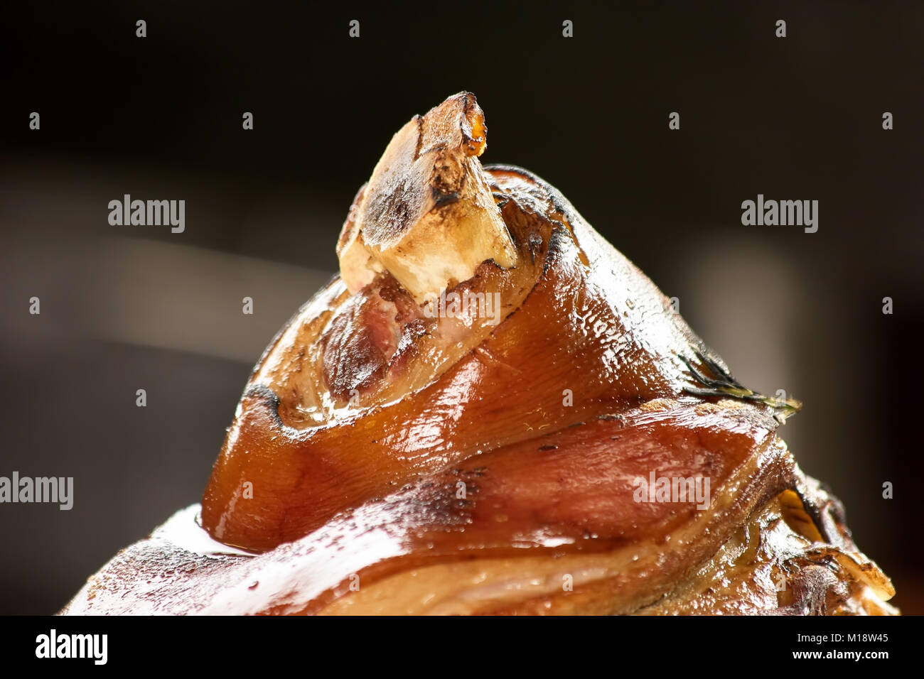 Pork knuckle closeup Stock Photo - Alamy