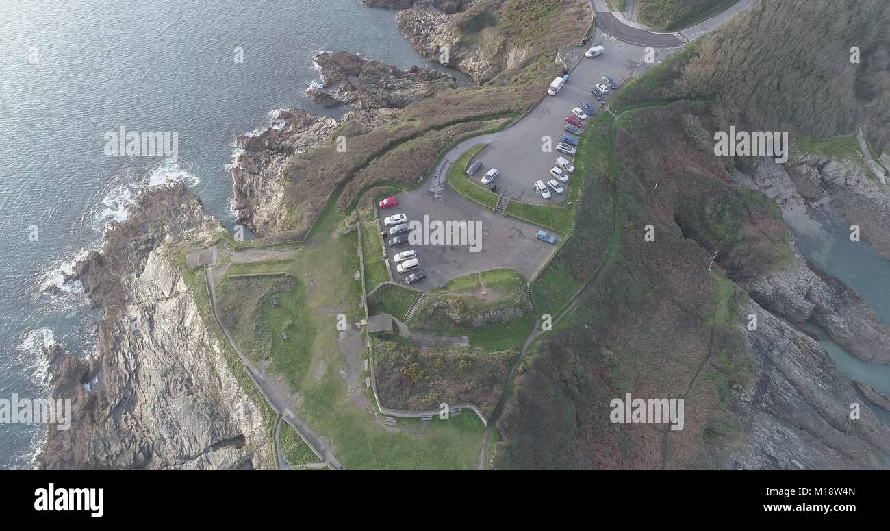 Falmouth harbour cornwall aerial hi-res stock photography and images ...