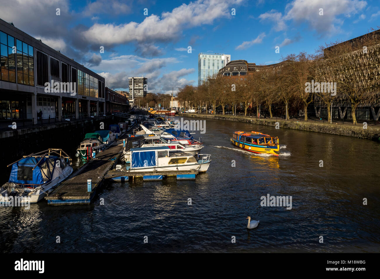 Radisson Blue and the Bristol Ferry, Harbourside. Bristol, UK Stock ...