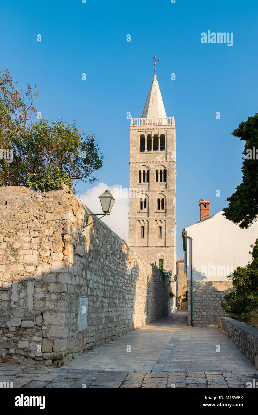 Old Town of Rab, Croatian island famous for its four bell towers and ...