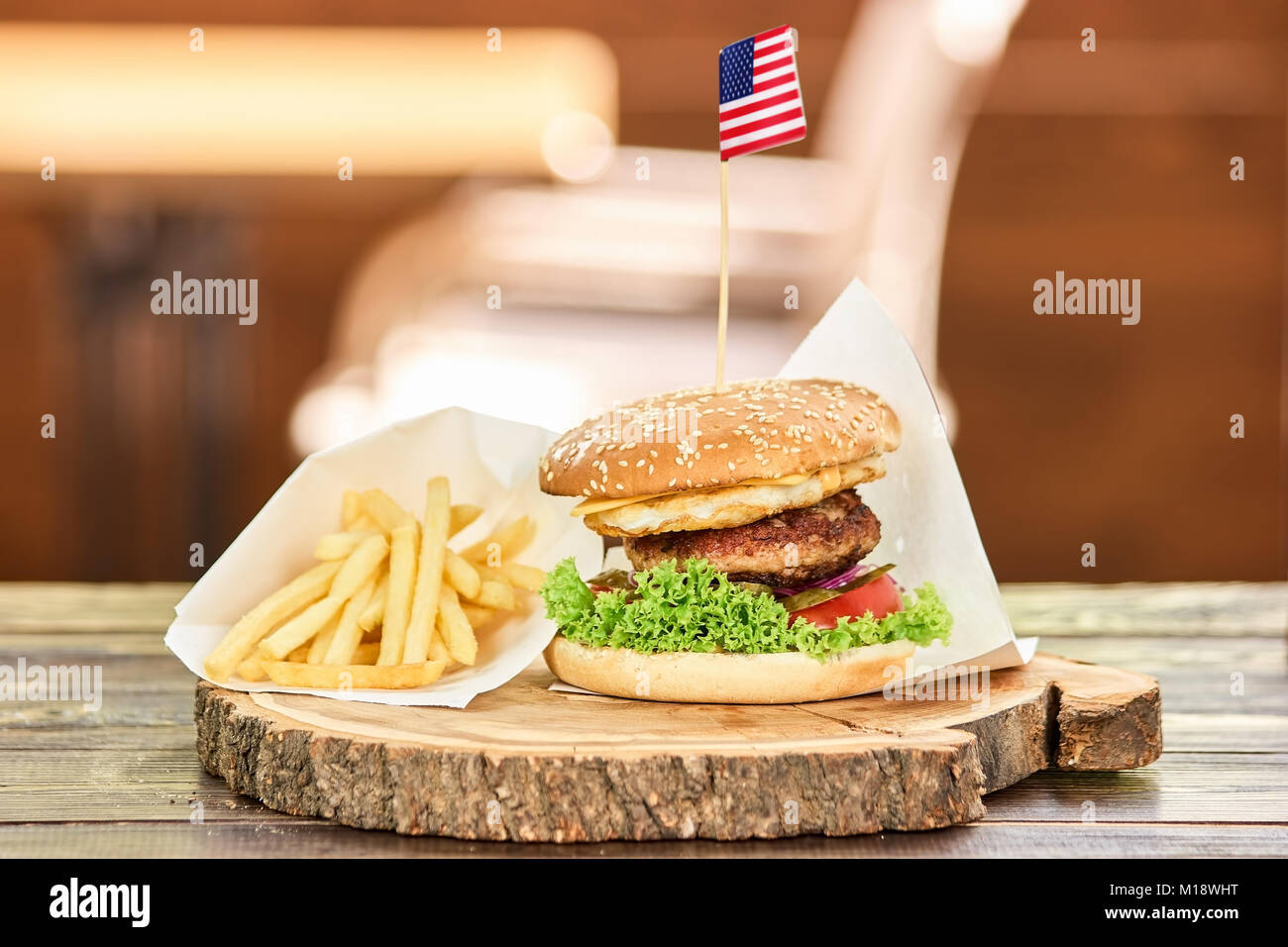 Set of unhealthy food Stock Photo - Alamy
